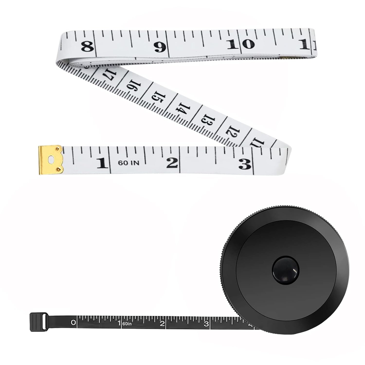 Soft Measuring Tape for Sewing and Body Measurements,2 Pack 60 Inch/150 ...