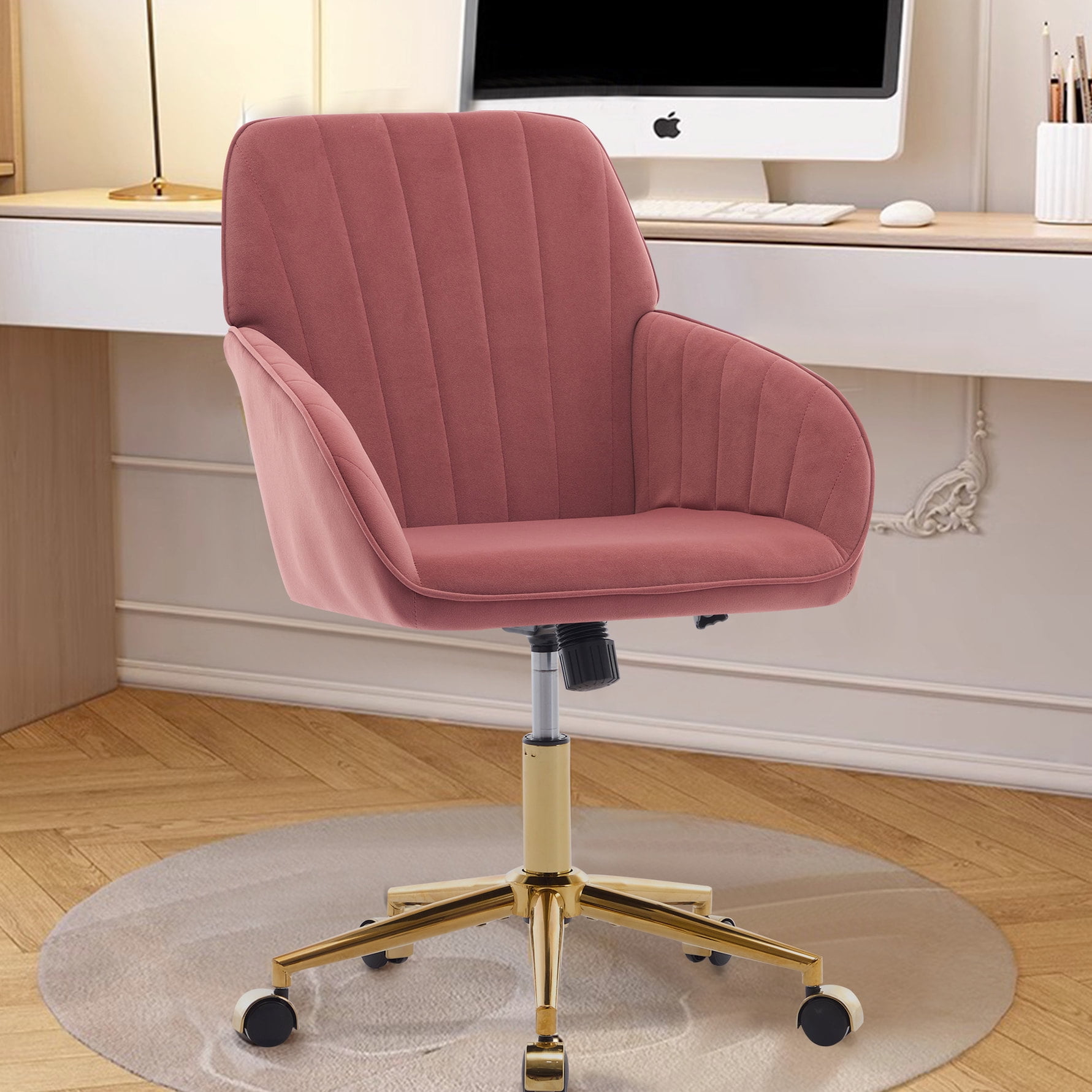 Soft Memory Foam Seat - S - shaped Back and Arm Support - Home Office ...
