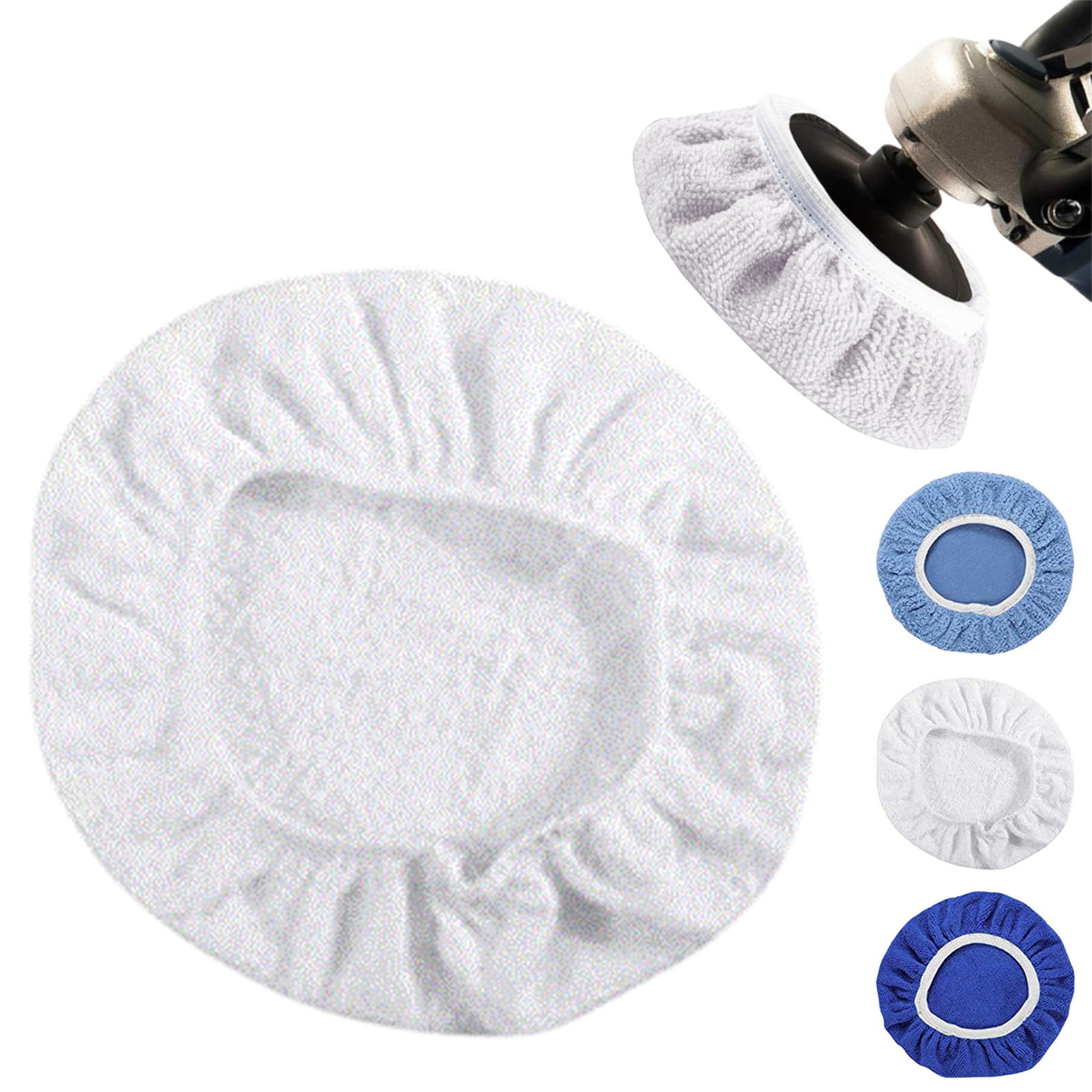 Soft Microfiber Buffing Pad for Car Polisher - 9 to 10 Inch Elastic ...