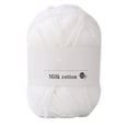 Soft Milk Cotton Knitting Yarn 25g • Crochet Yarn for DIY Crafts ...