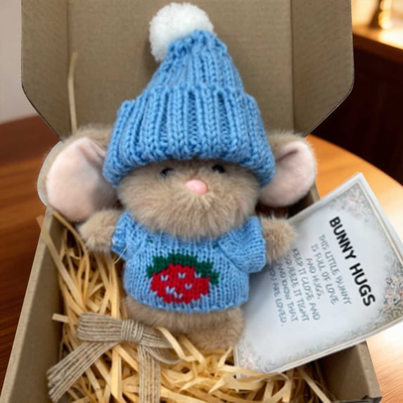 Soft Mini Bunny Stuffed Animal, Cute Huggable Plush Toy, Floppy Ear ...