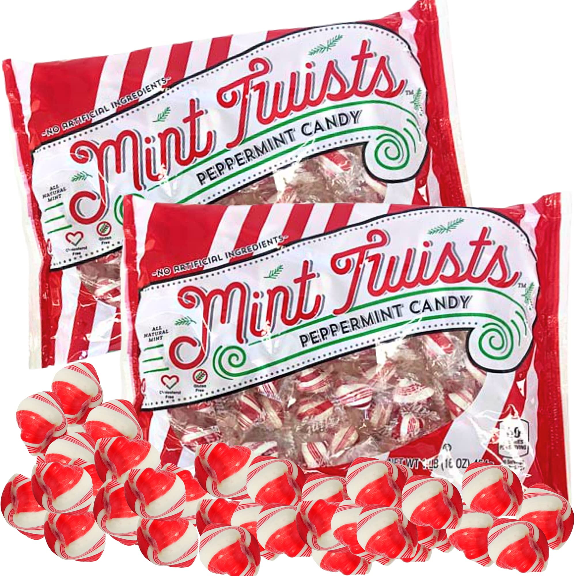 Soft Mints Bulk Individually BDF32 Wrapped Peppermint Candy, Melt in ...