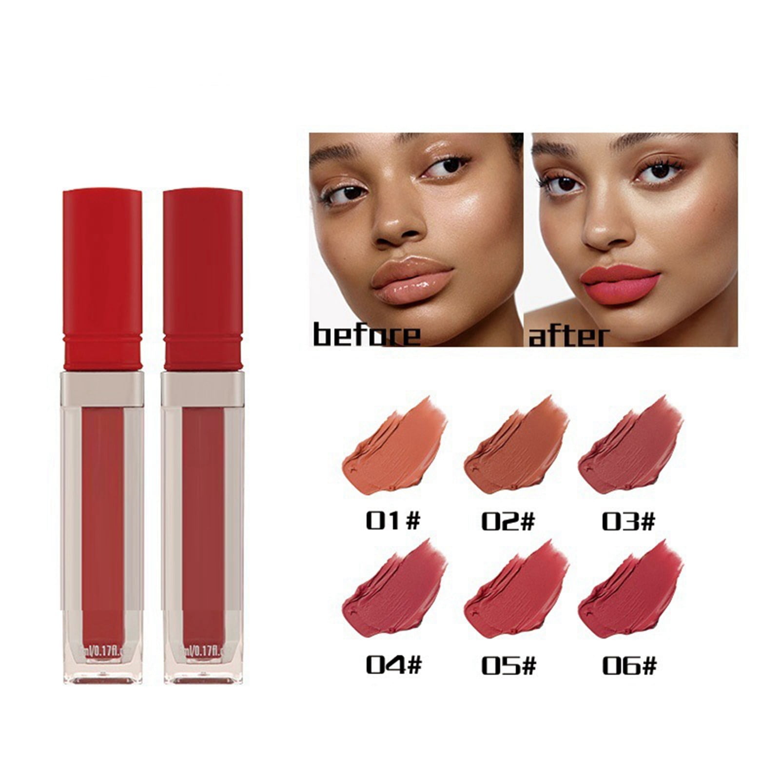 Soft Mist Lip Glaze Velvet Does Not Fade Long Lasting Makeup Lip Glaze ...