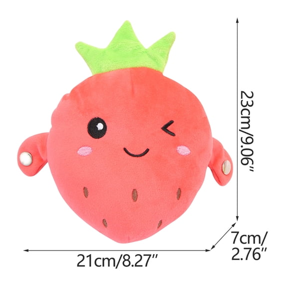 Soft Musical Sensory Toy Interactive Plush Fruit Doll Set Banana And ...