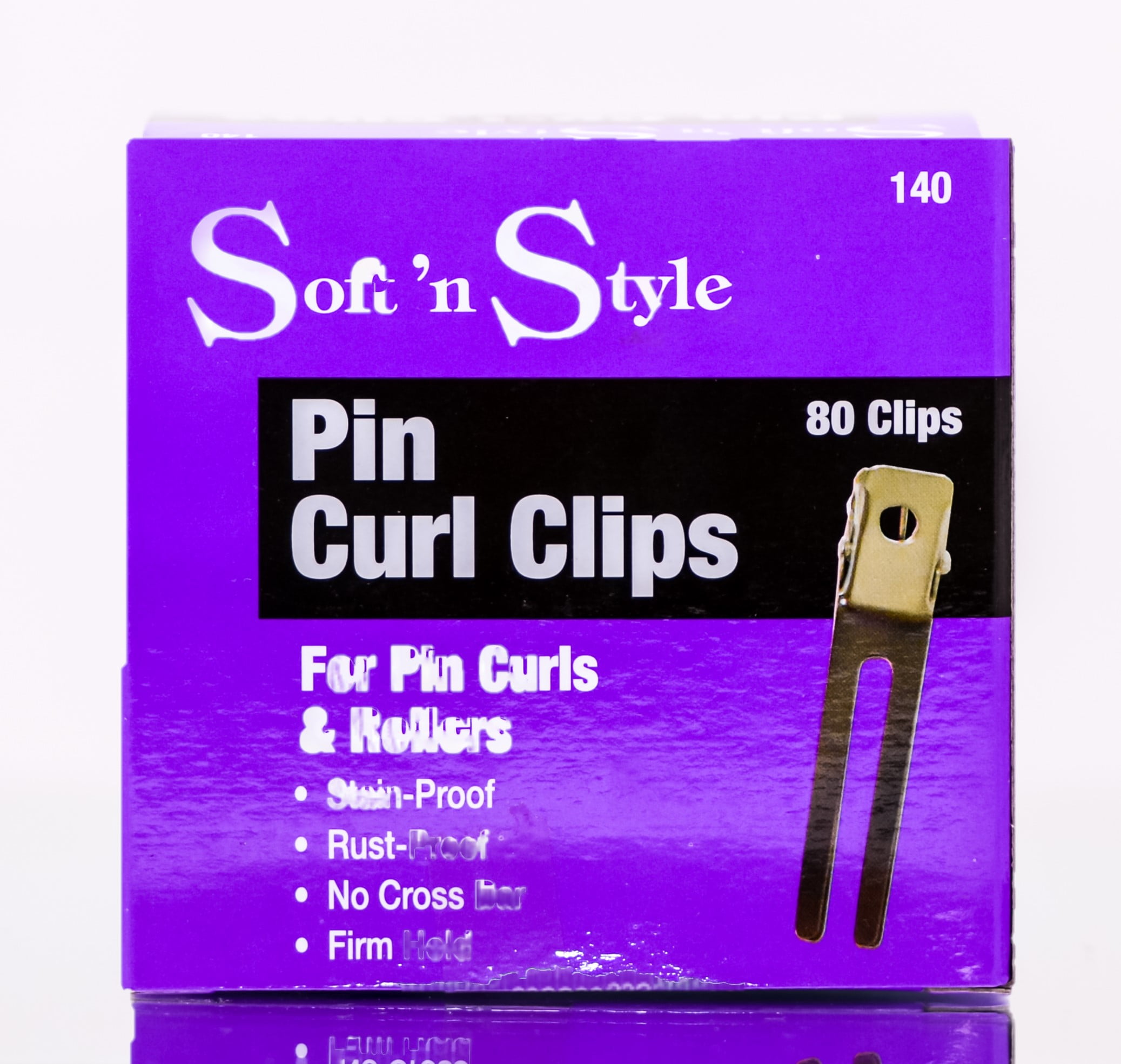 Soft 'N Style Pin Curl Clips Adult, (80 Pieces) - Walmart.com