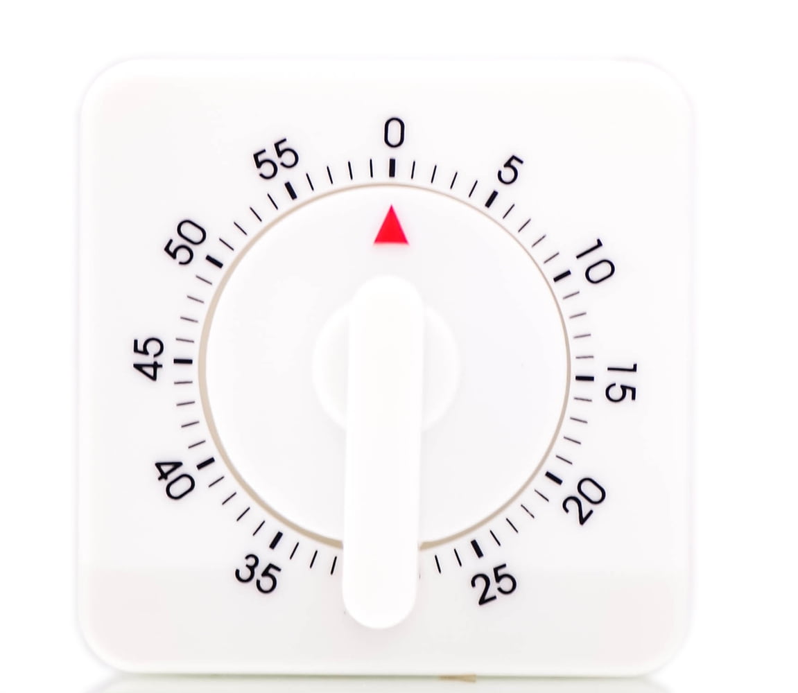 Soft 'N Style Square Timer - White - Walmart.com