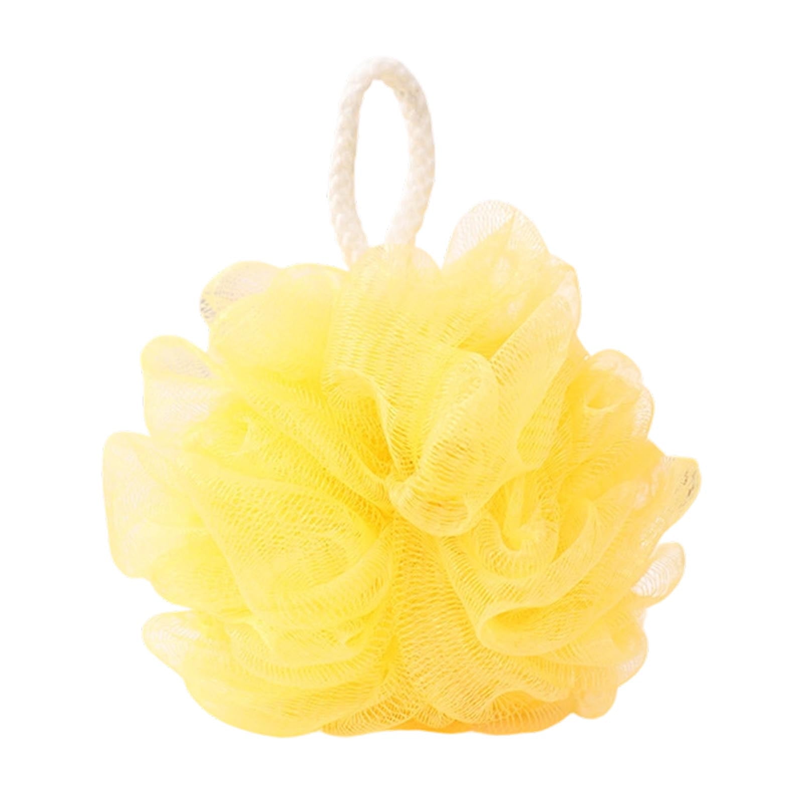 Soft Non-Scattering Bath Flower, Gentle Scrubbing Shower Sponge, Skin ...