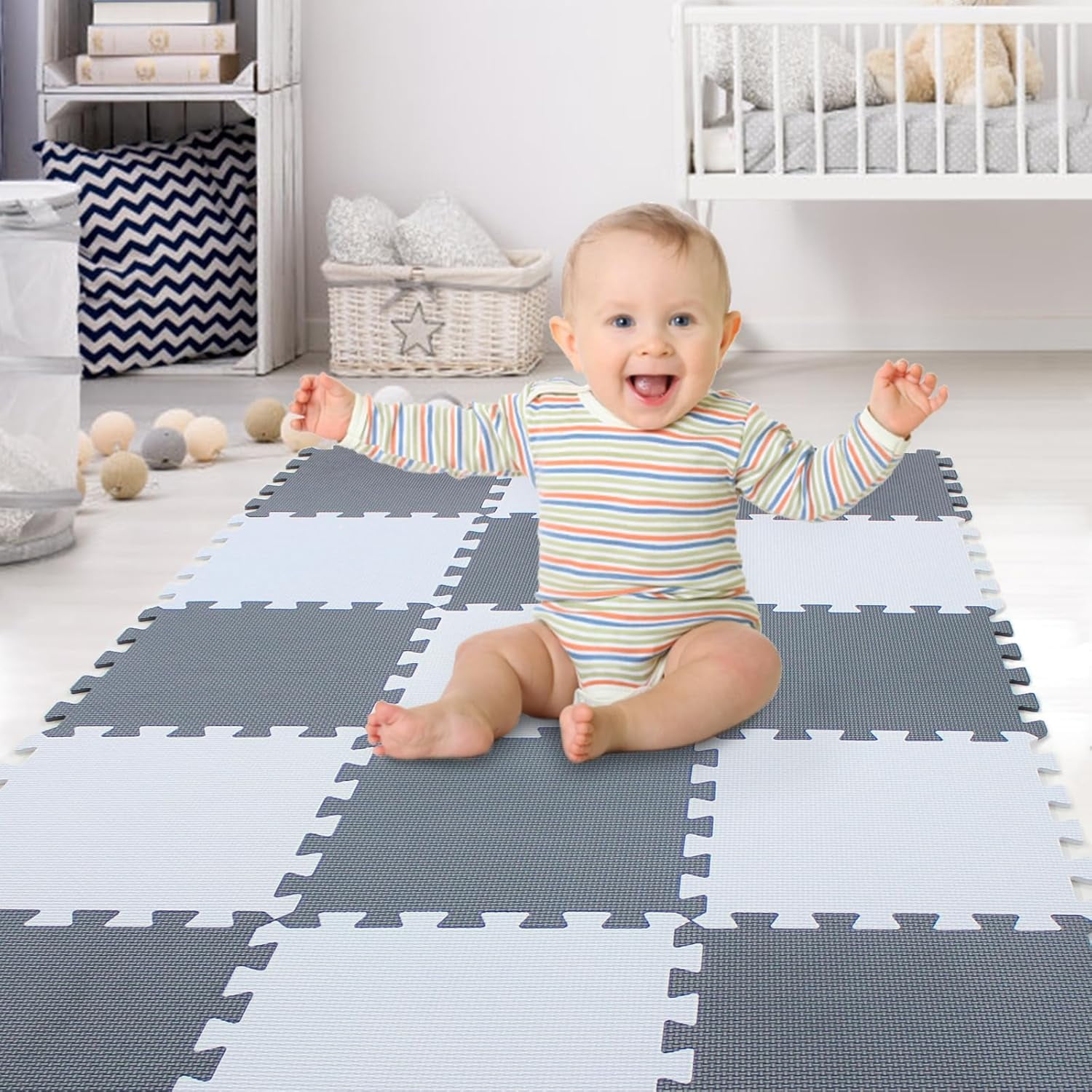 Soft Non-Toxic Foam Baby Play Mat | Toddler Playmat | EVA Foam ...