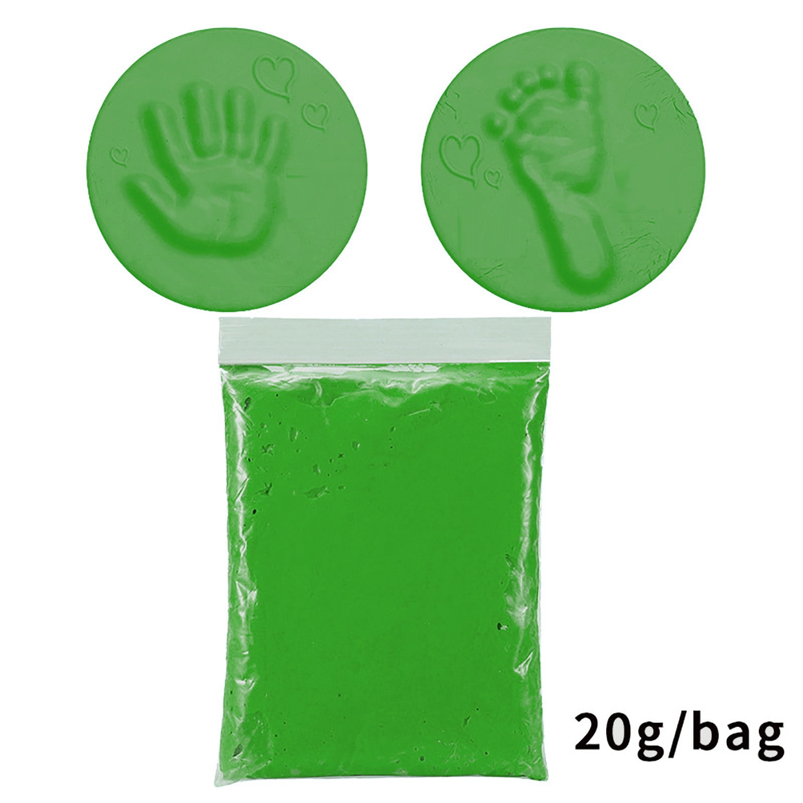 Soft Non-Toxic Plasticine Dough for Baby Handprint Keepsake, Kids DIY ...