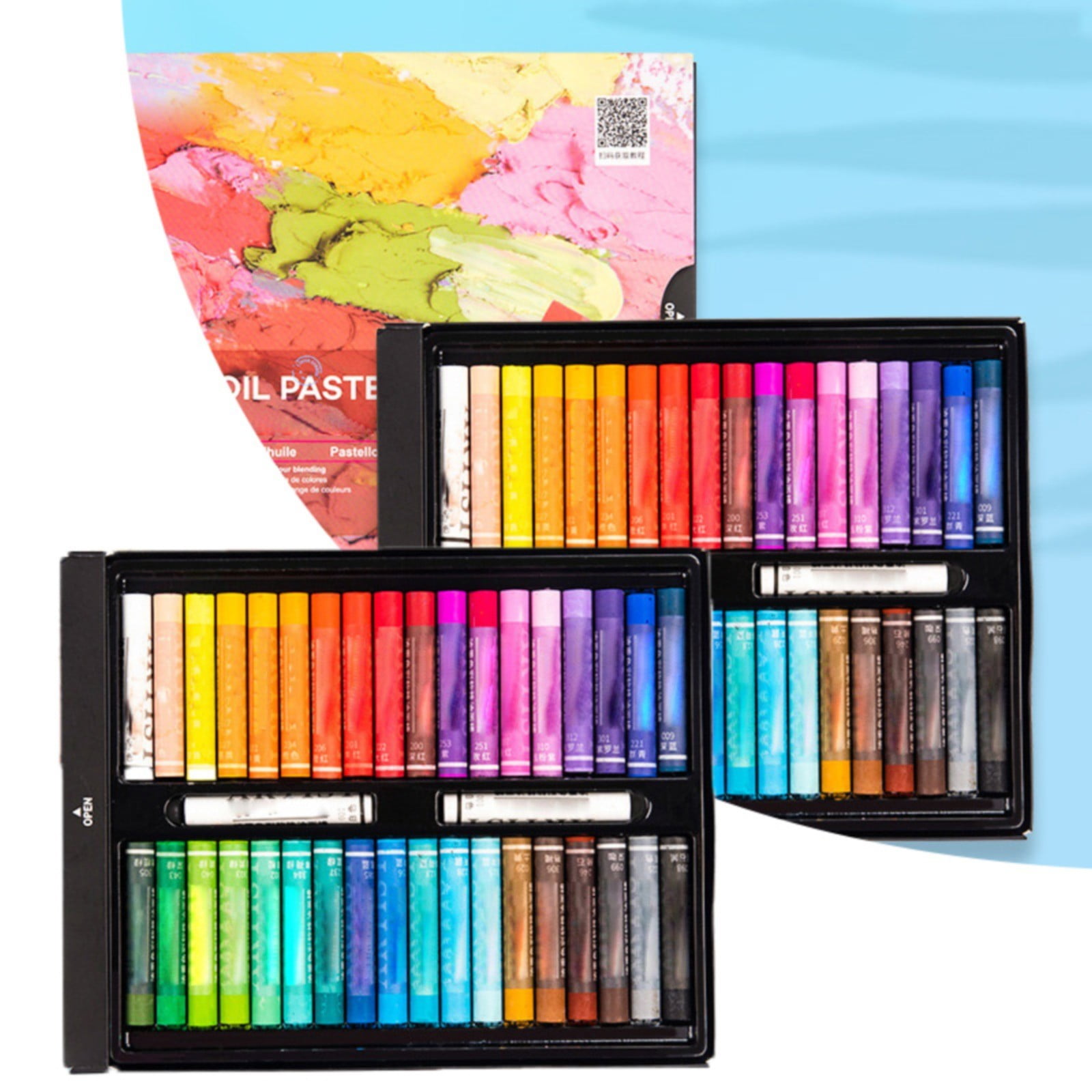 Soft Oil Pastels Set of 36 Vibrant Colors, Smooth and Soft Oil Pastel ...