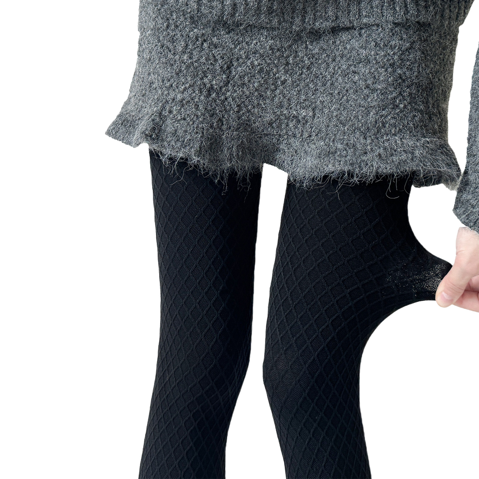 Soft Opaque Tights,Women's High Waist Footed Pantyhose,Trendy Control ...