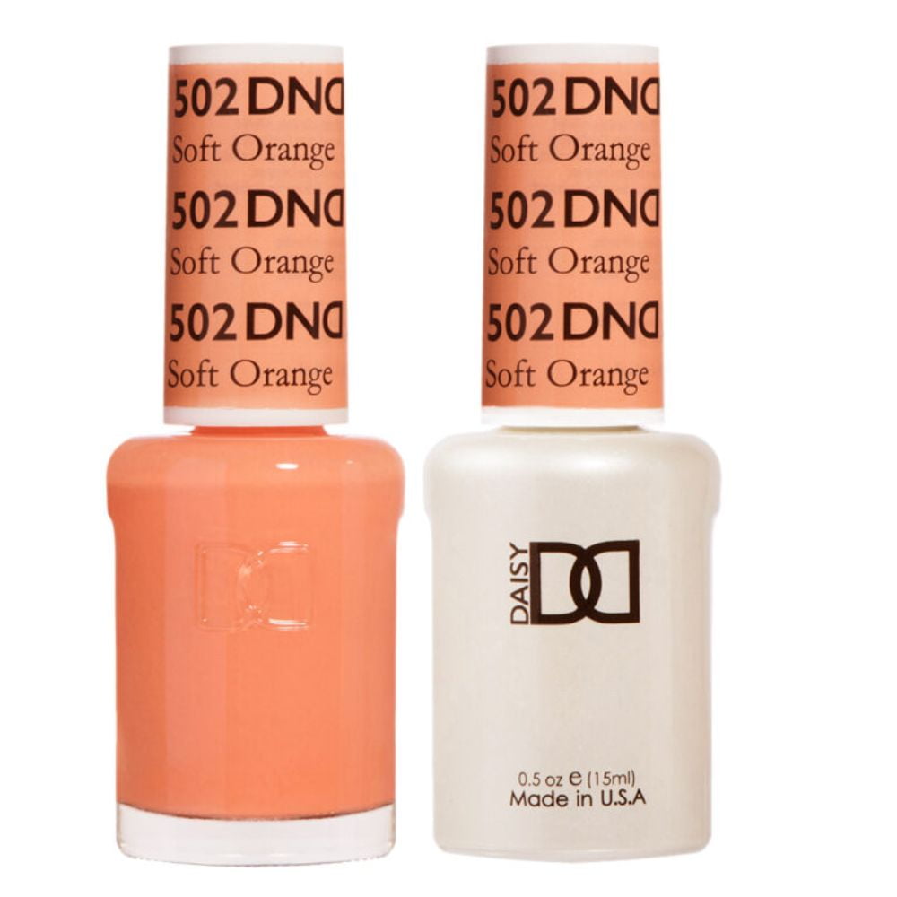 Soft Orange #502 & Matching Polish Set - DND Gel & Lacquer - Walmart.com