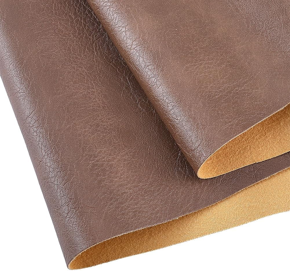 Soft PU Leather Fabric 1 Yard 54"x36" 1MM Thick Faux Grain Leather ...