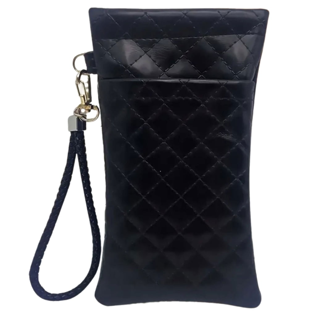 Soft PU Sunglass Case Double Storage Pouches Compact Travel Design ...