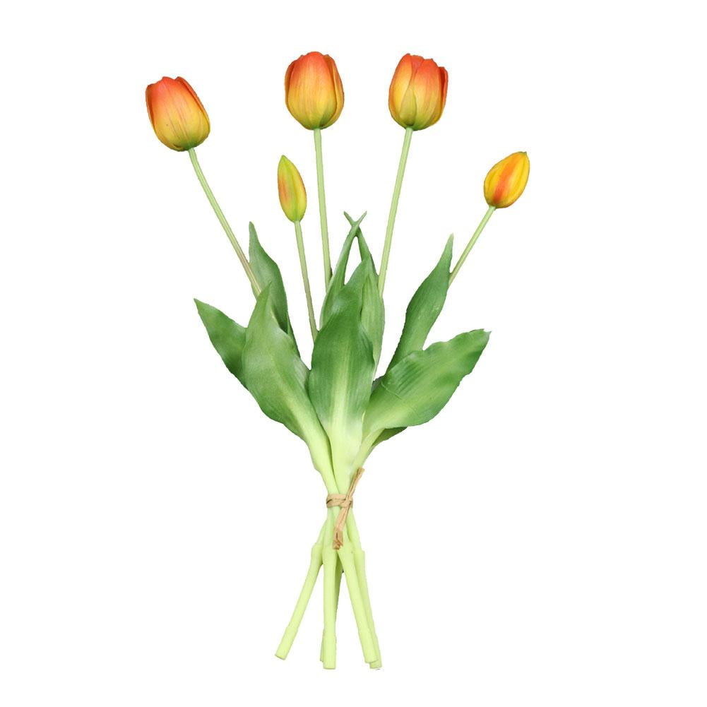 Soft PVC Artificial Tulip Bouquet - Lifelike Touch, High Fidelity ...