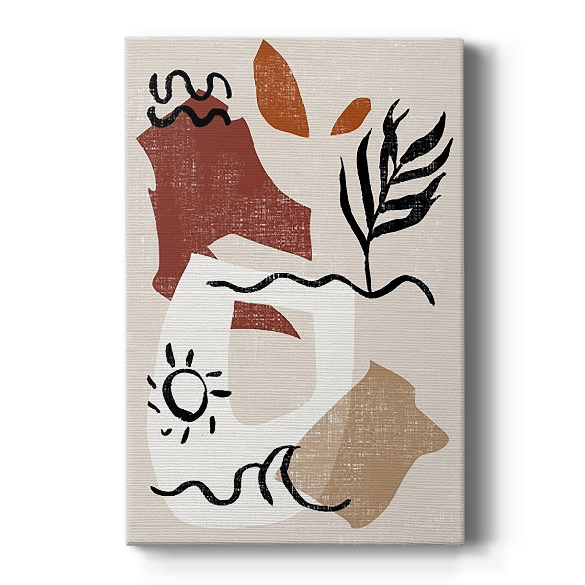 Soft Palms IV Premium Gallery Wrapped Canvas - Ready to Hang - Walmart.com