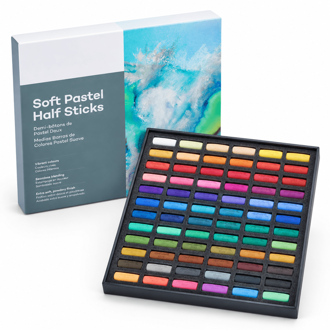 Soft Pastel Half Sticks 72pc Pastels Art Supplies Artist Quality Extra ...