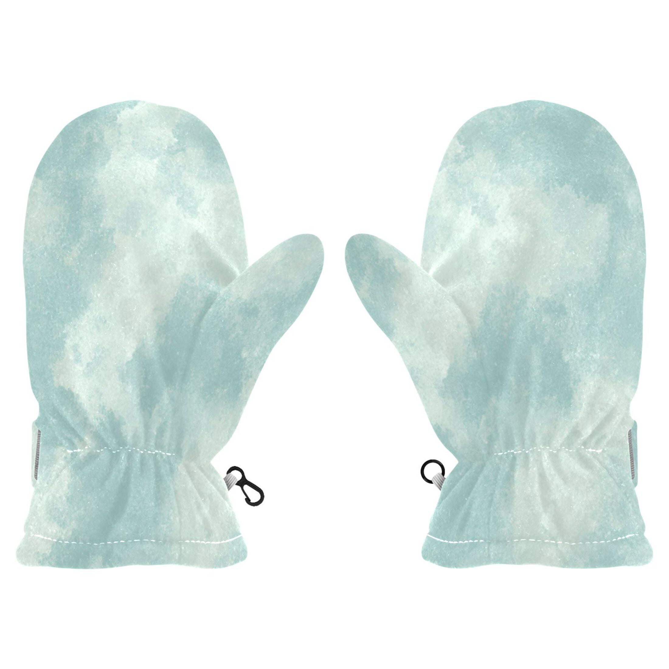 Soft Pastel Texture Witch Cauldron Pattern Cold Weather Mittens Cozy ...