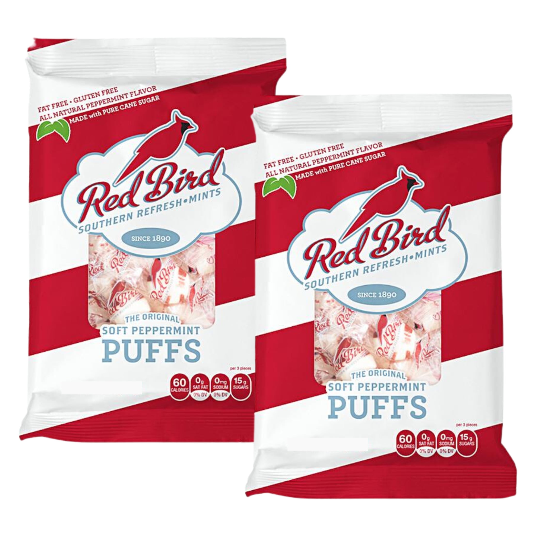 Soft Peppermint Puffs Candy 5 oz Individually Wrapped for Halloween ...