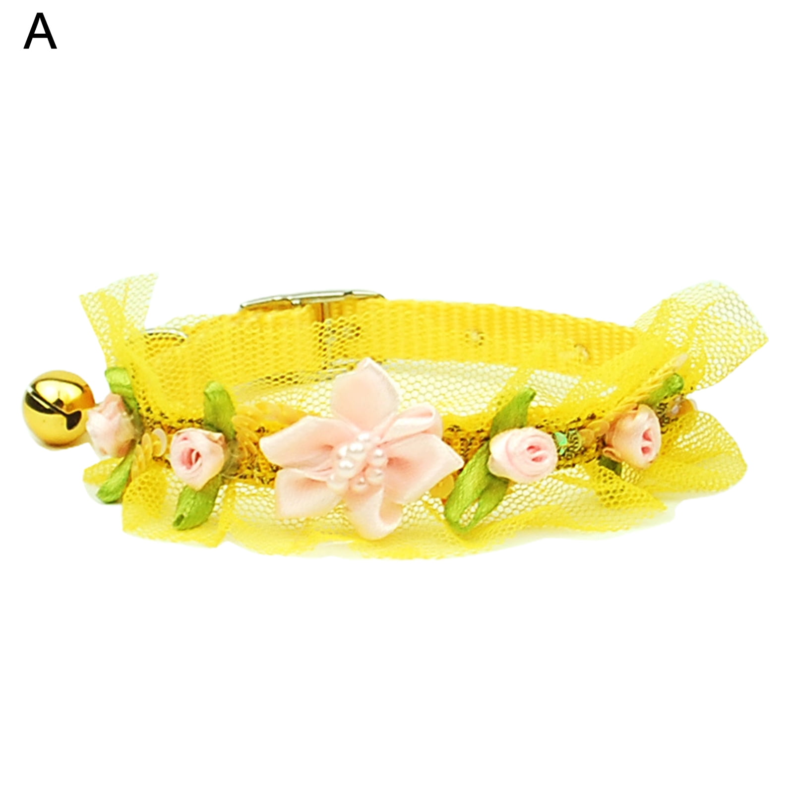 Soft Pet Collar - Nylon Material - Easy to Use - Beautiful Flower ...