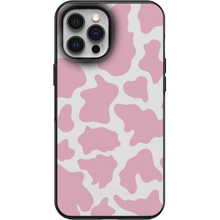 Soft Pink Cow Cute Pastel Farm Pattern with iPhone 17 through 11 Pro ...