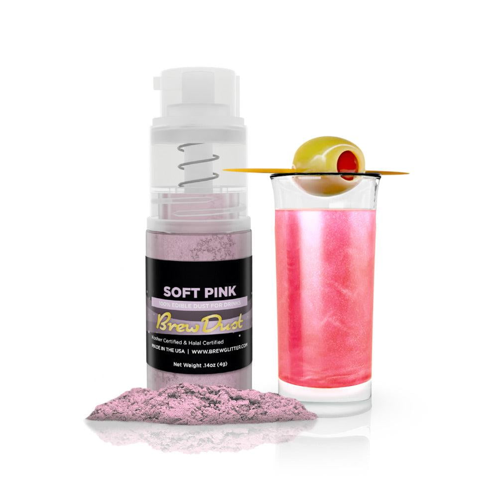 Soft Pink Brew Dust Mini Spray Pump (4 gram) Edible Drink Dust for Beer ...