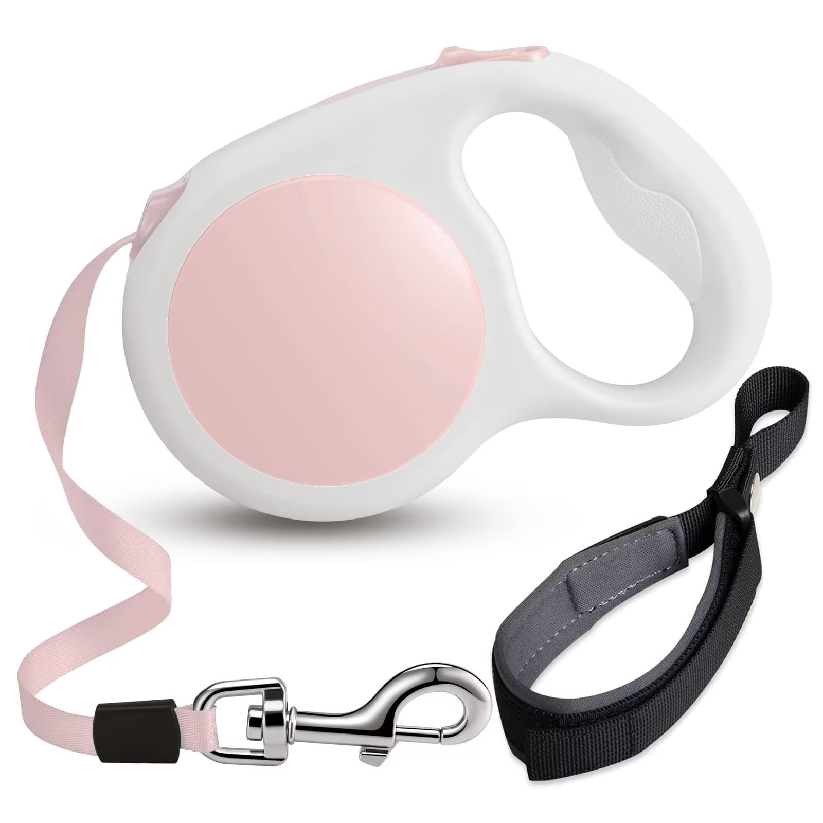 Walmart Soft Pink 10ft Leash for Small/Medium Dogs, Hands Free with ...