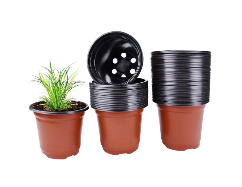 Soft Plastic Seedling Pots, Reusable Nursery Pots With Improved Hole ...