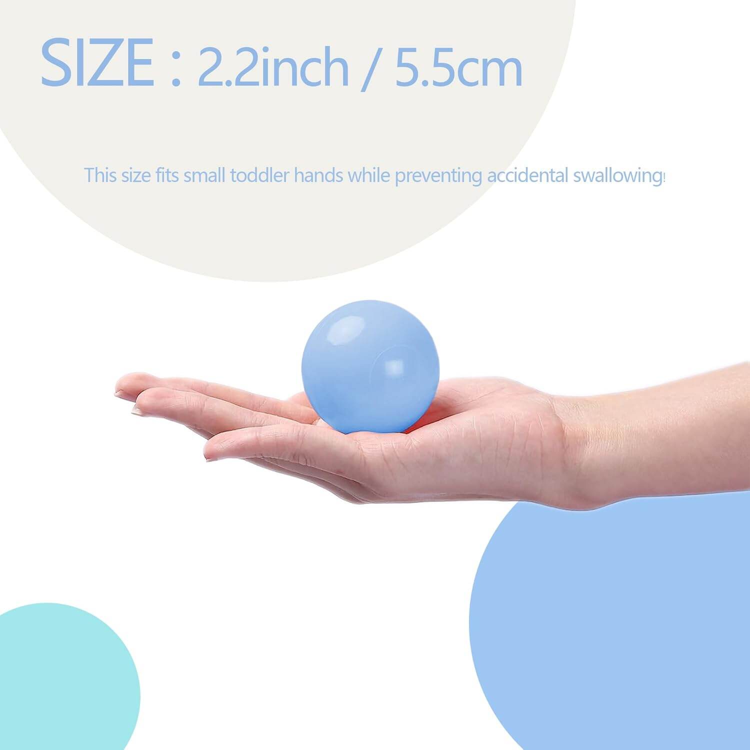 Soft Play Mat Ball Pit Star Balls 1000 Count for Kids, Colorful ...