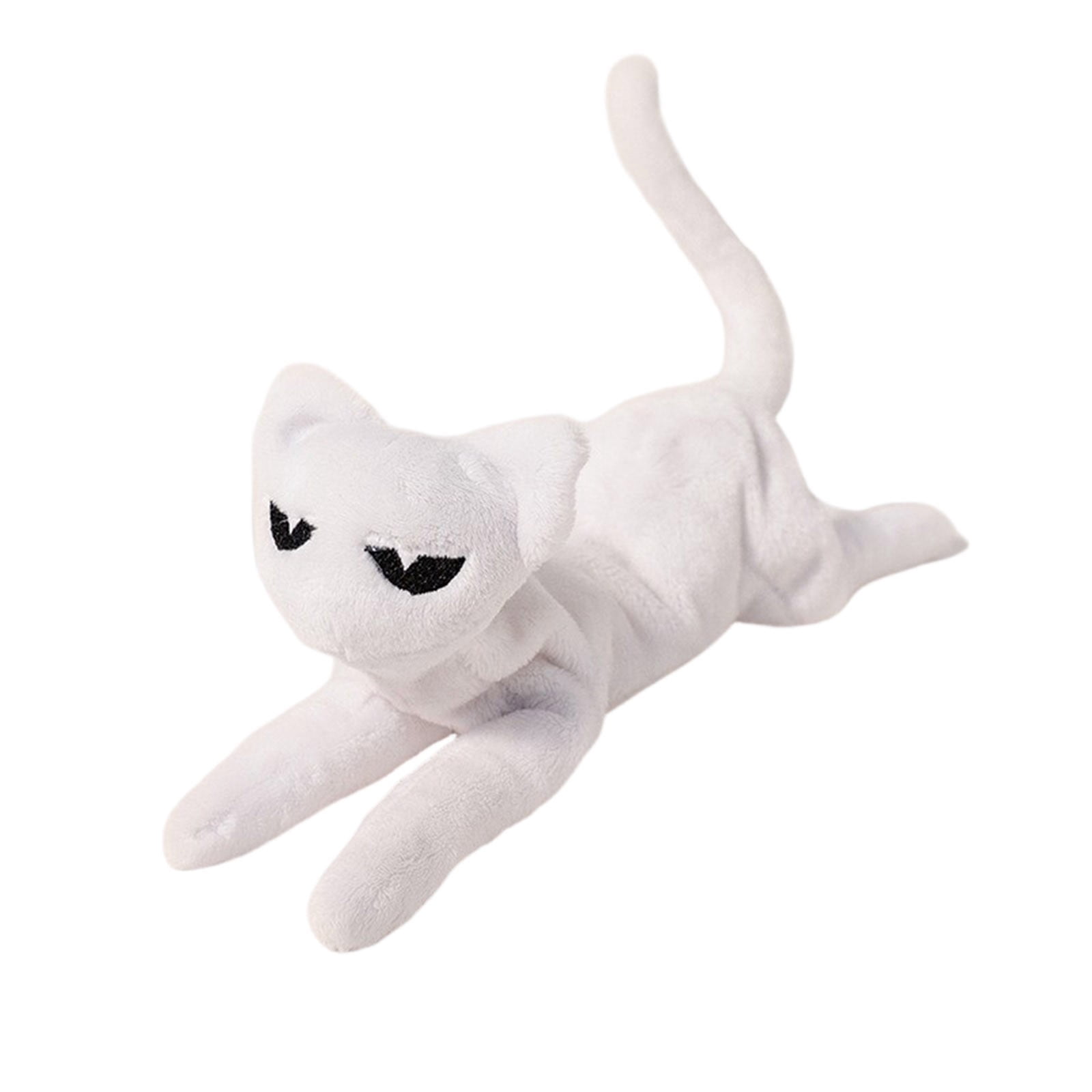 Soft Plush Black Cat Stuffed Animal Toy Cuddly Companion for Kids and ...