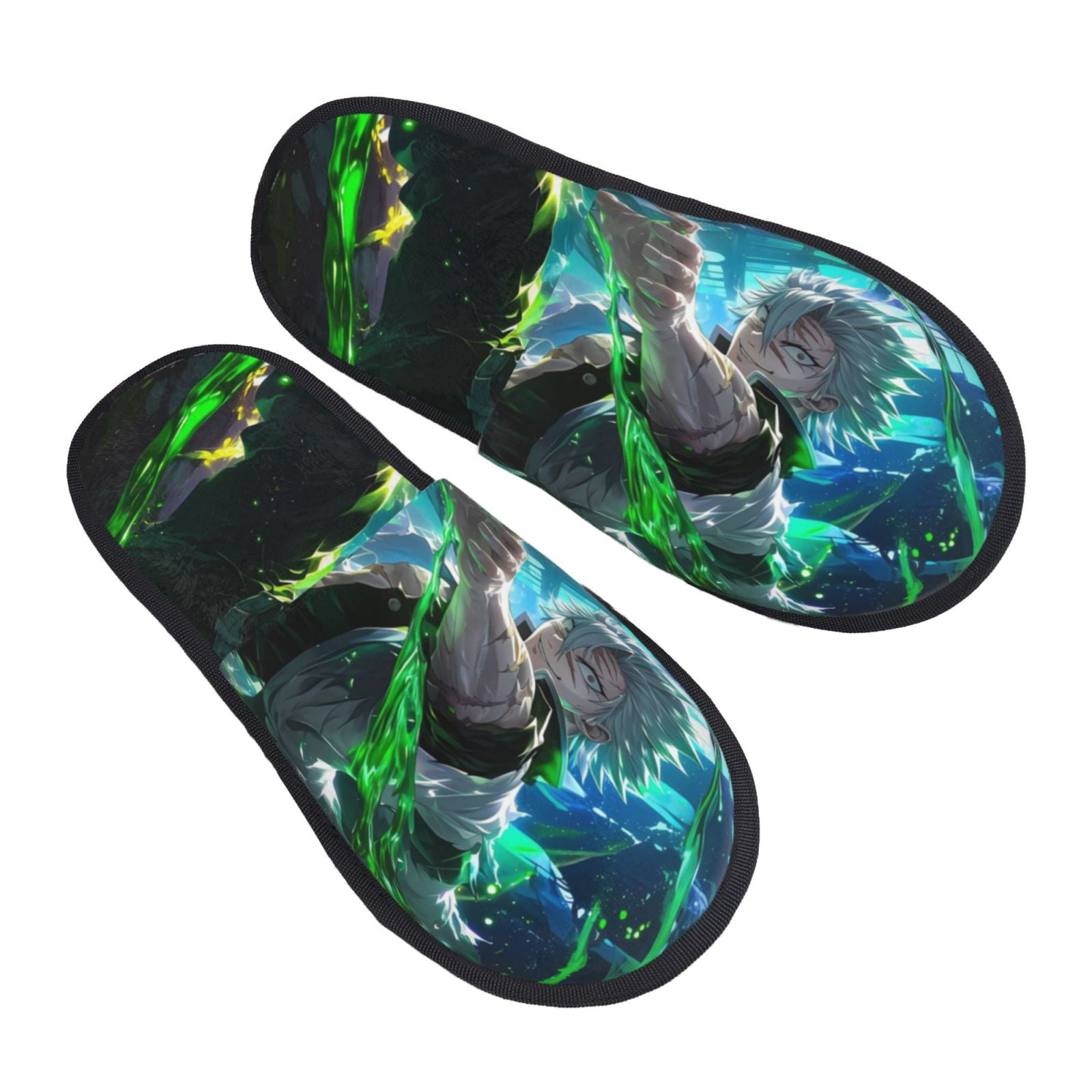 Soft Plush Furry Slippers, Demon Slayer Shinazugawa Sanemi House ...