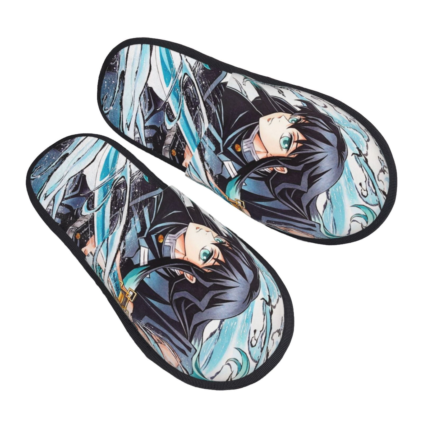 Soft Plush Furry Slippers, Demon Slayer Tokitou Muichirou House ...