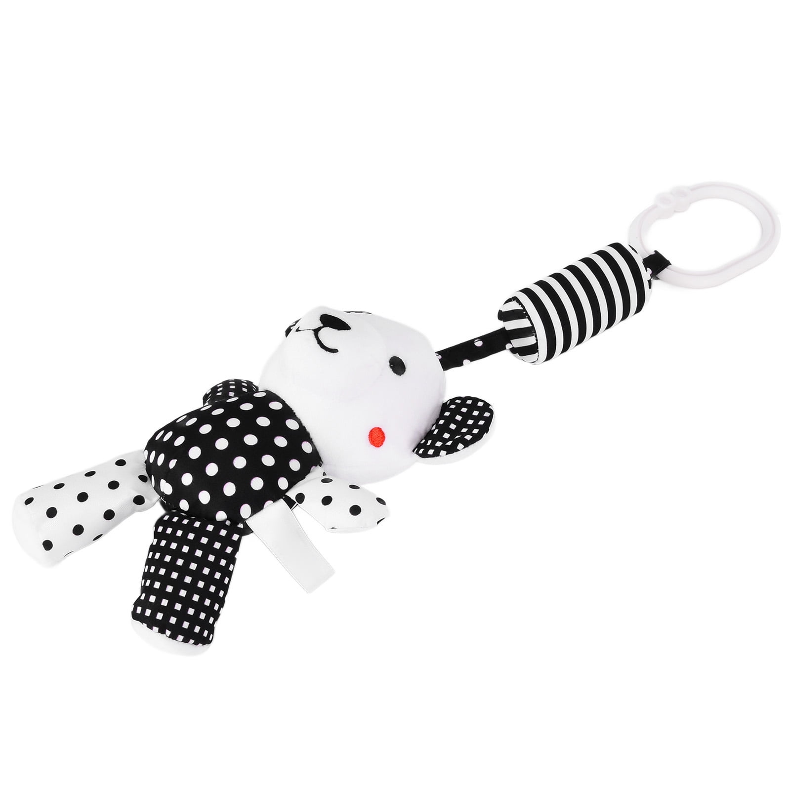 Soft Plush Rattle With Wind Chime, Sensory Development Toy For Babies ...