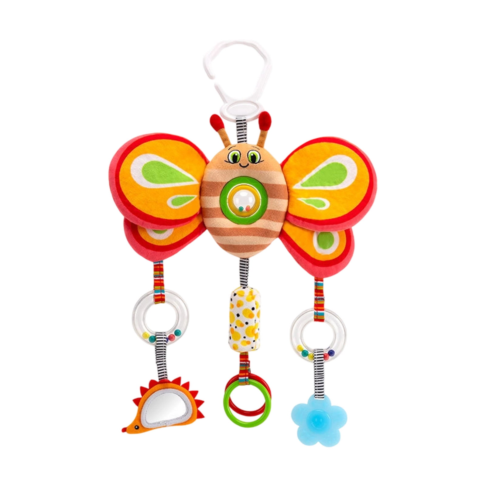 Soft Plush Rotating Baby Crib Mobile With Musical Bells For Visual ...