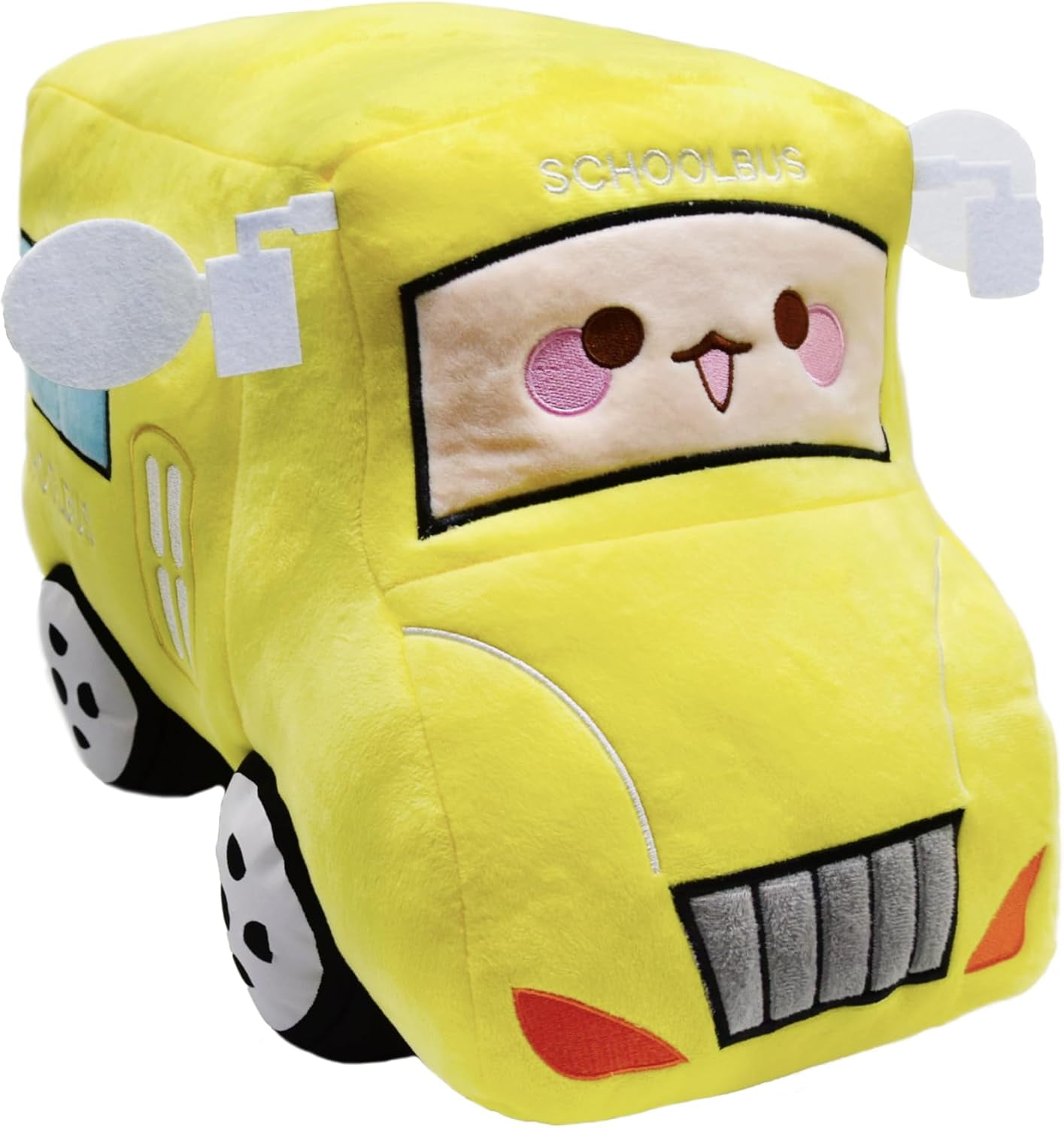 Soft Plush School Bus Stuffed Car Toy Super Cute Yellow Truck plushie ...