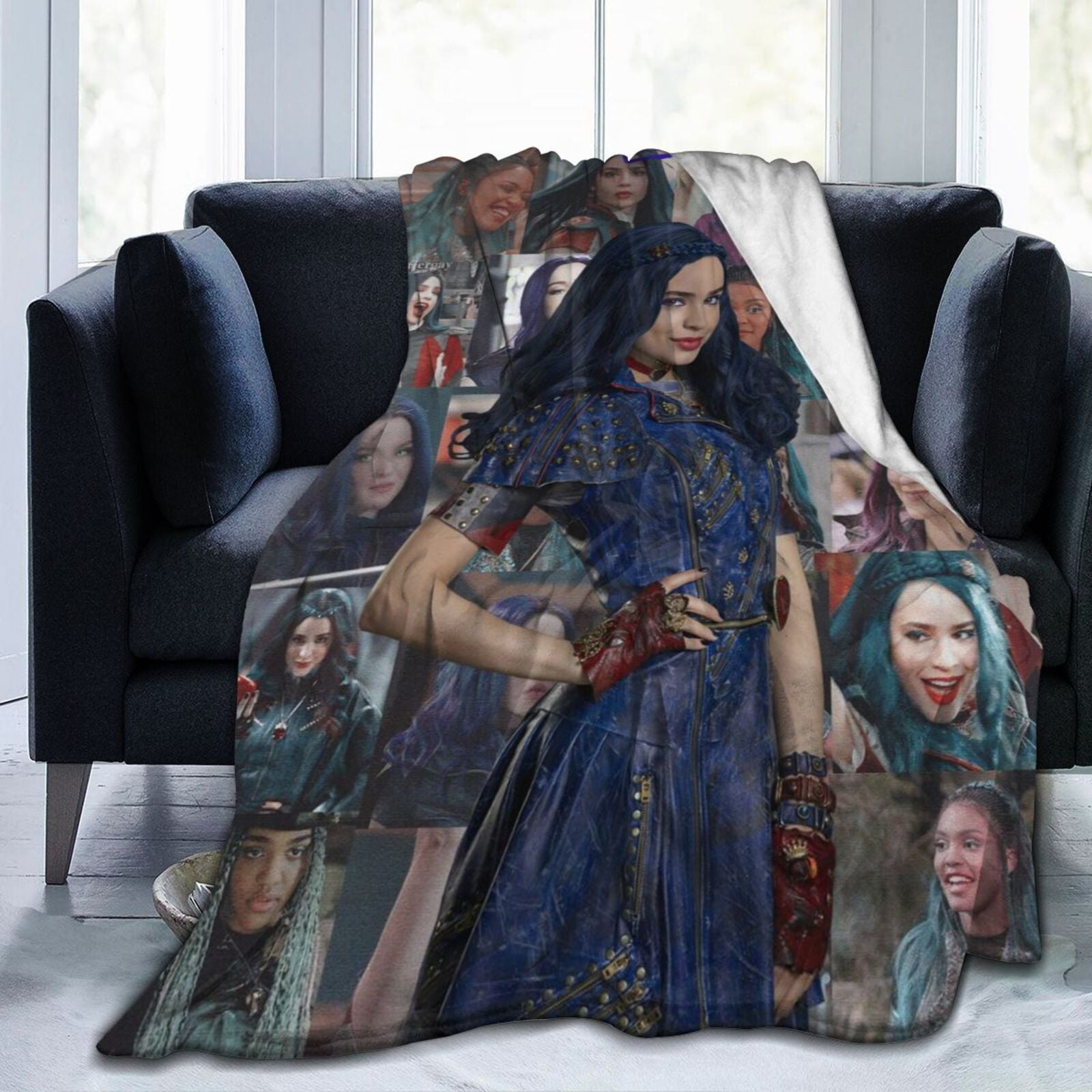 Soft Plush Throw Blanket Descendants 3 Fleece Blankets for Sofa Bed ...