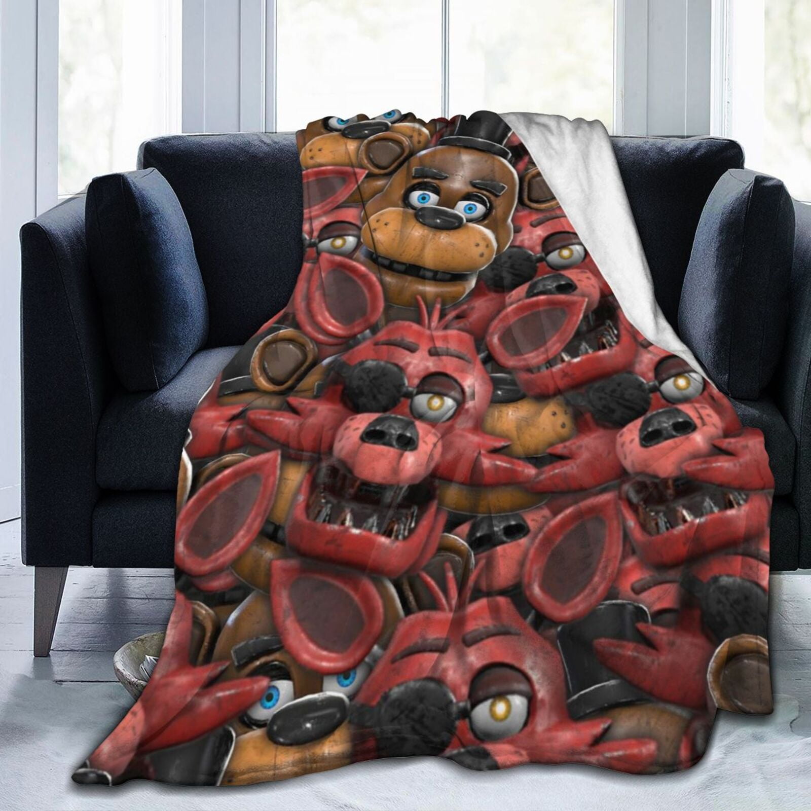 Soft Plush Throw Blanket Five Nights At Freddy's FNAF Fleece Blankets ...