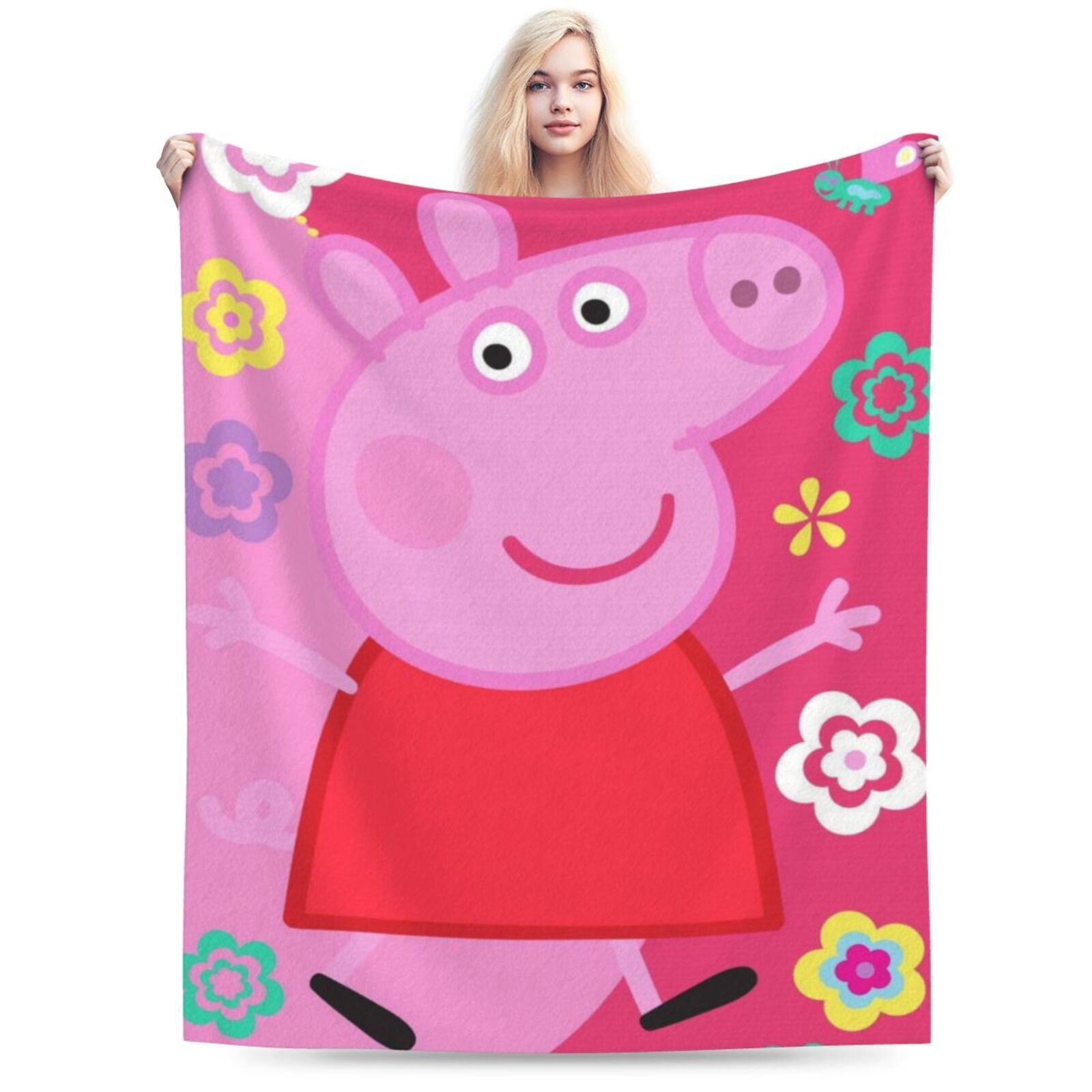 Soft Plush Throw Blanket Loona Helluva Boss Fleece Blankets for Sofa ...