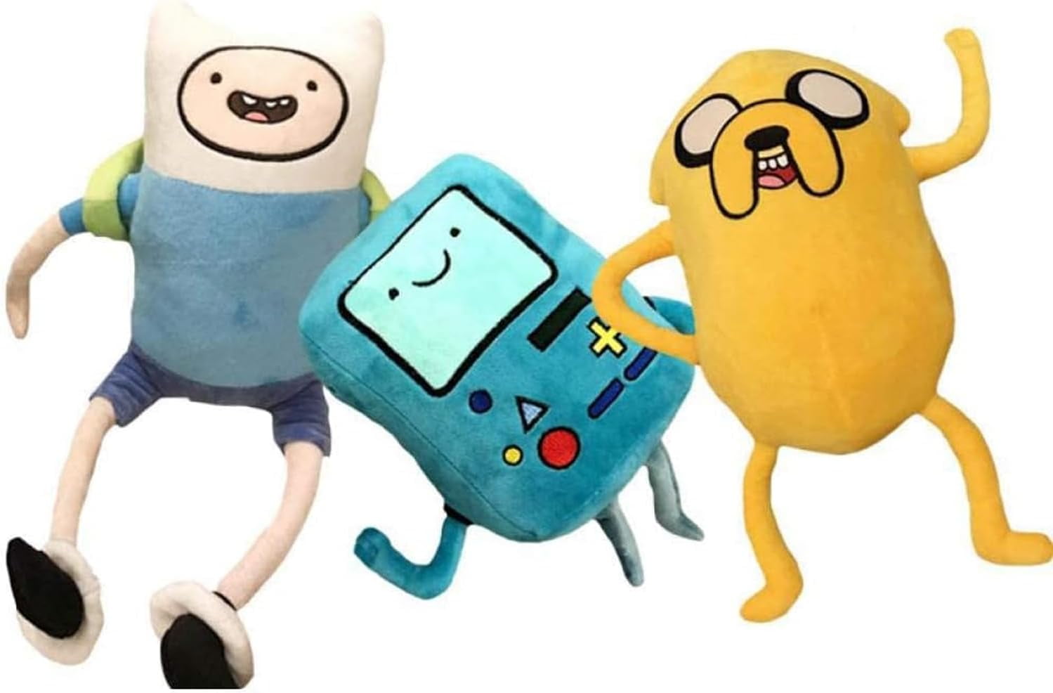 Soft Plush Toy Collection | Characters Finn, Jake & BMO | 11in Stuffed ...