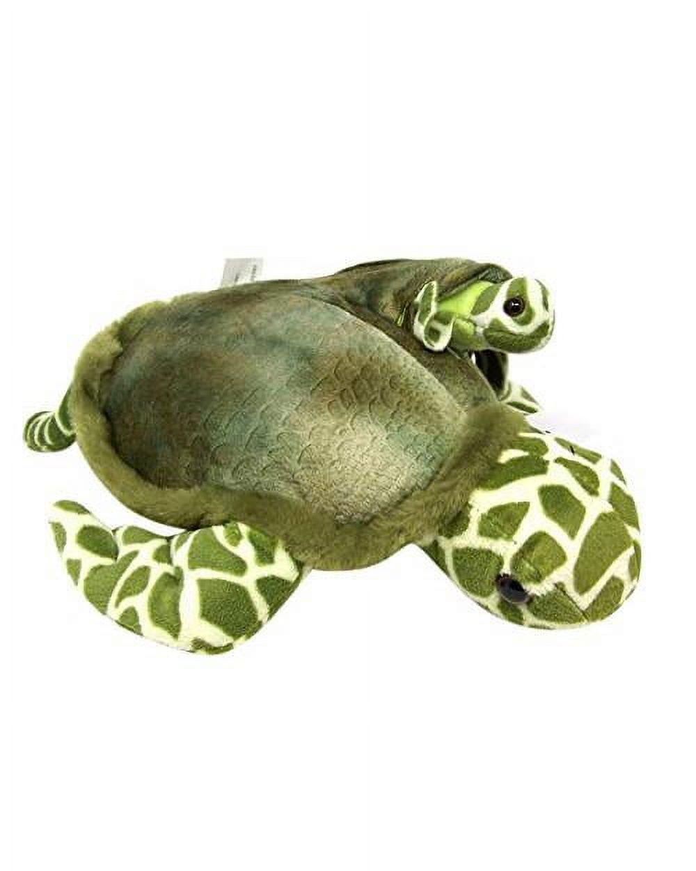 Fun Stuff Soft Plush Turtle with Mini Hatchling, Animal Plushie, One ...