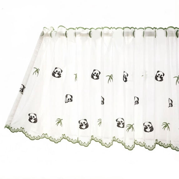 Soft Polyester Semi Sheer Curtain Panel Easy Hanging Perfect For ...