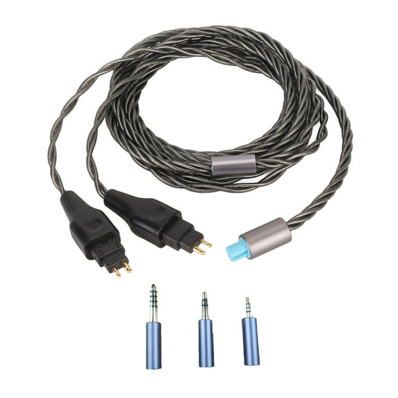 Soft Portable 2Pin Replacement Cable, Silver Plated Copper, 3,Plug ...