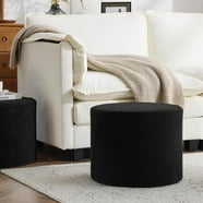 5-in-1 Nesting Square Upholstered Ottoman Cube Chair, Stackable Stools ...