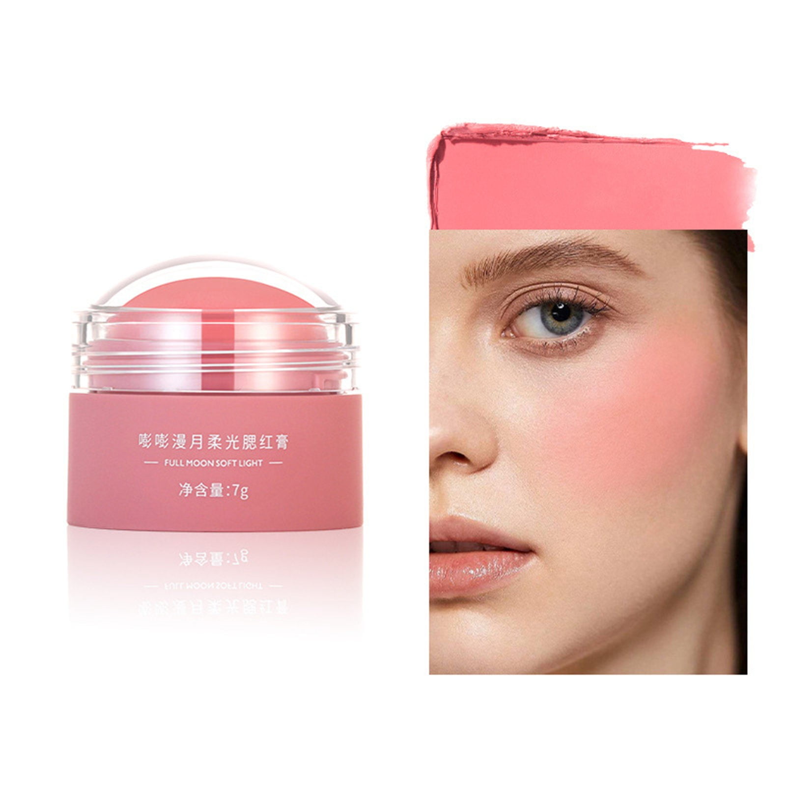 Soft Powder Blusher For Young Girls Monochrome Peach Orange Powder ...