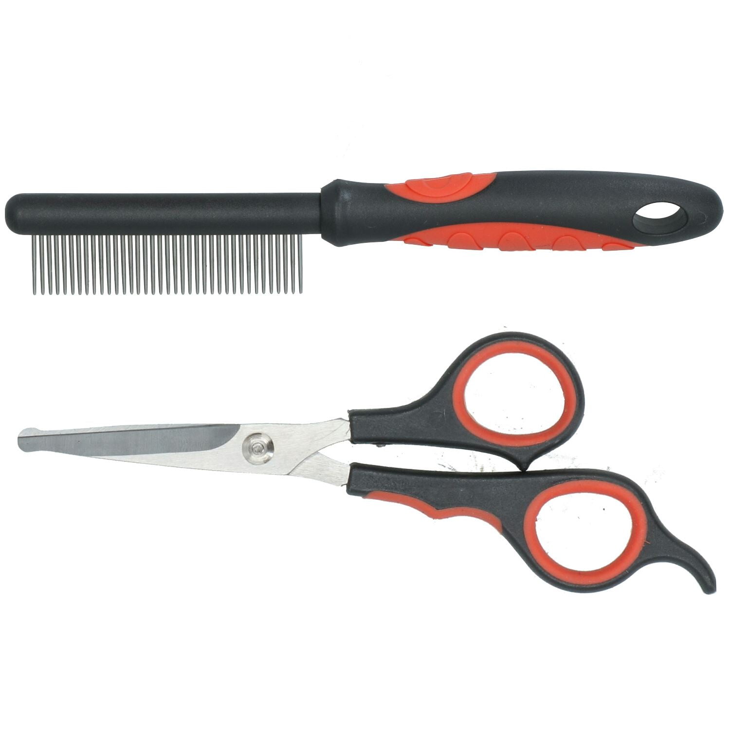 Soft Protection MediumToothed Detanging Comb & Ear/Face Scissors For ...