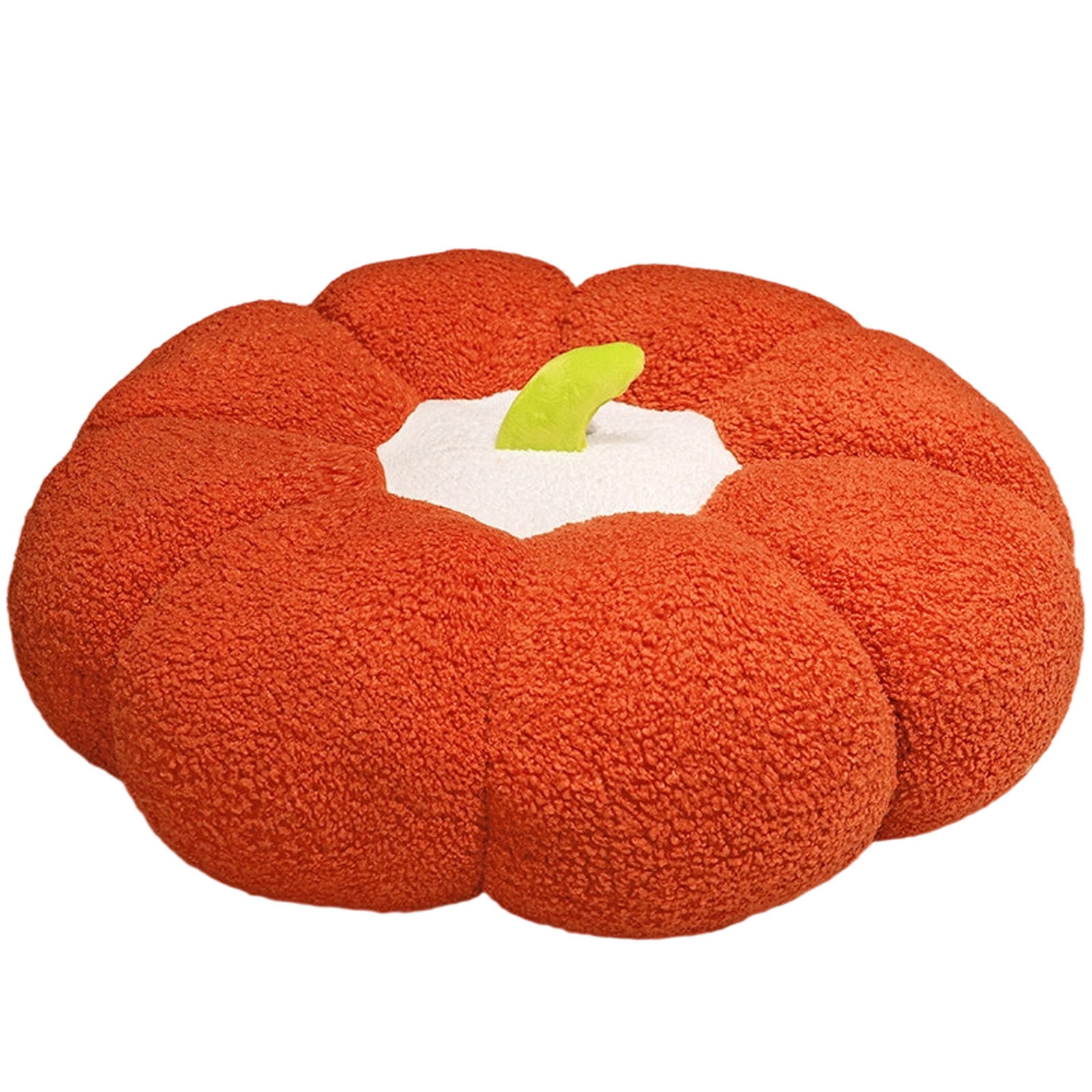 Soft Pumpkin Floor Cushion - Comfortable Seat Pad for Living Room and ...