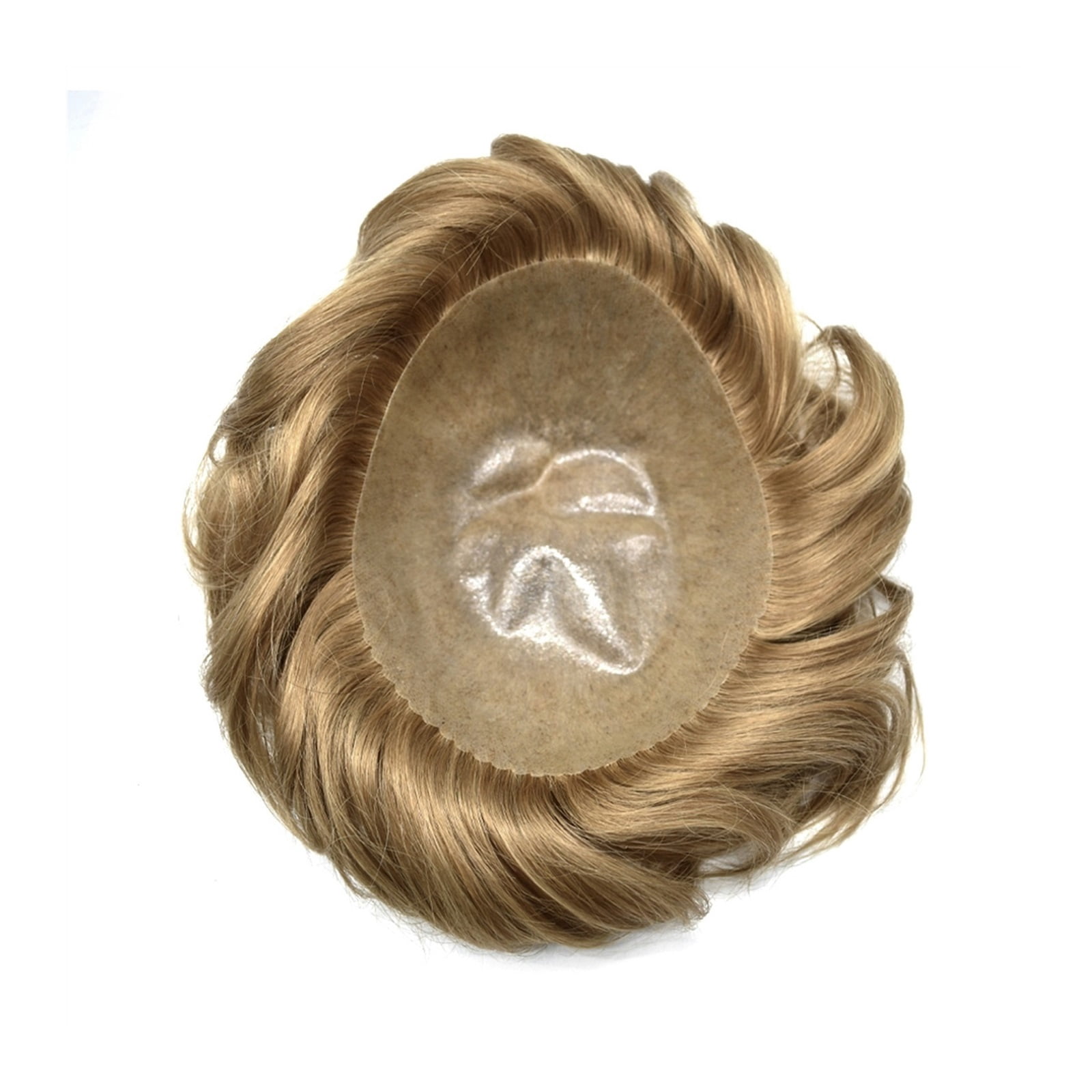 Soft Real All PU Injected Base 6 Inch Short Hair Men Toupee Human Hair ...