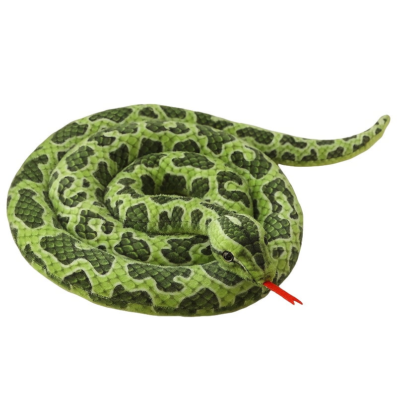 Soft Realistic Snake Stuffed Animal - Cuddly Plush Toy with Scales ...
