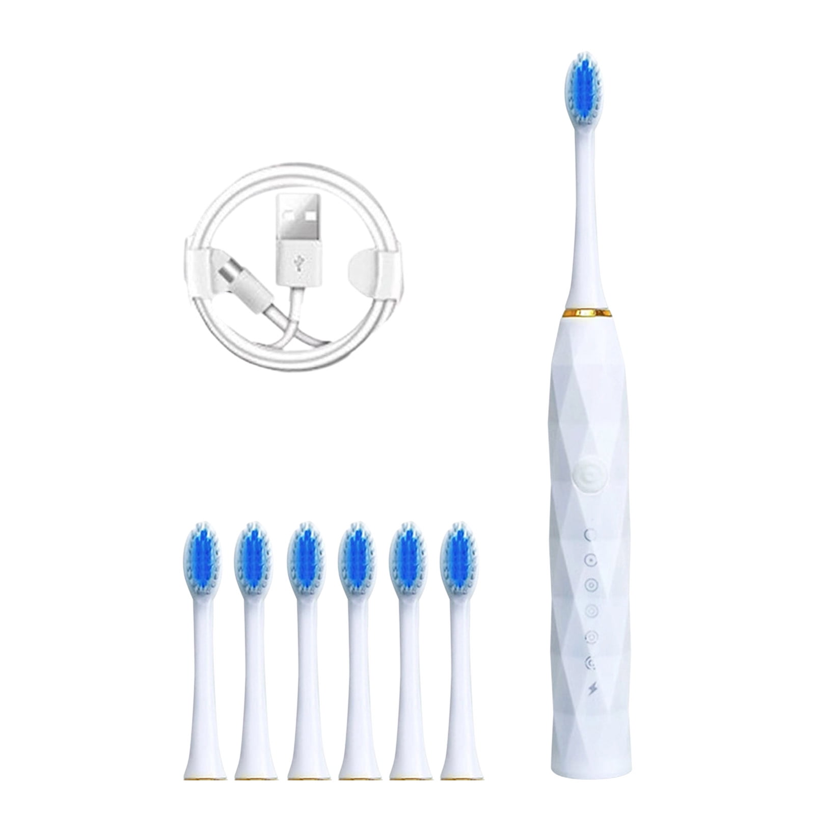 Soft Rechargeable Electric Toothbrush, Smart Sonic Technology, Quad ...