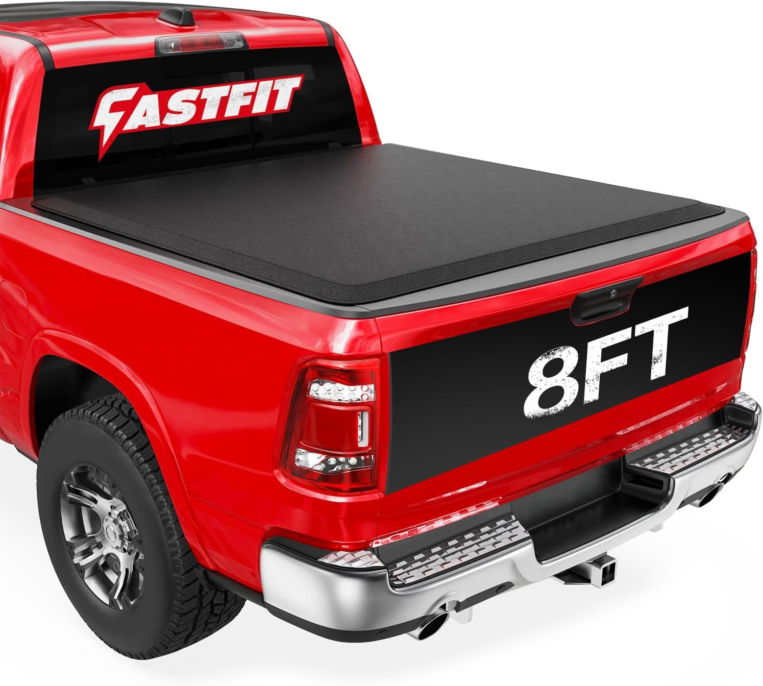 Soft Roll Up Tonneau Cover Fits 2002-2018 Ram 1500; 2003-2025 Ram 2500 ...